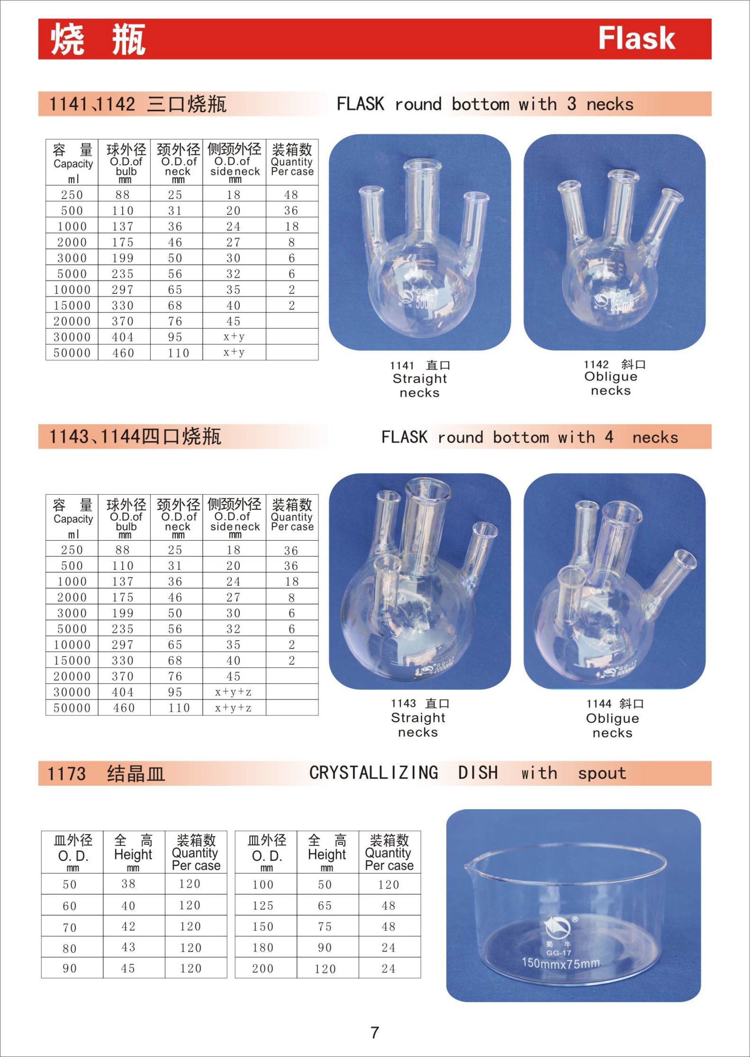 蜀牛正品实验室用玻璃器皿合集 - 河南研智仪器设备有限公司